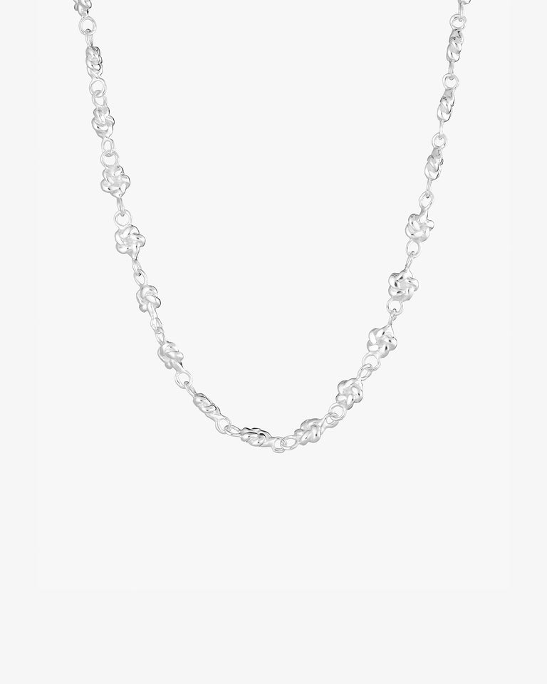 Empower drop chain necklace silver – Drakenberg Sjölin