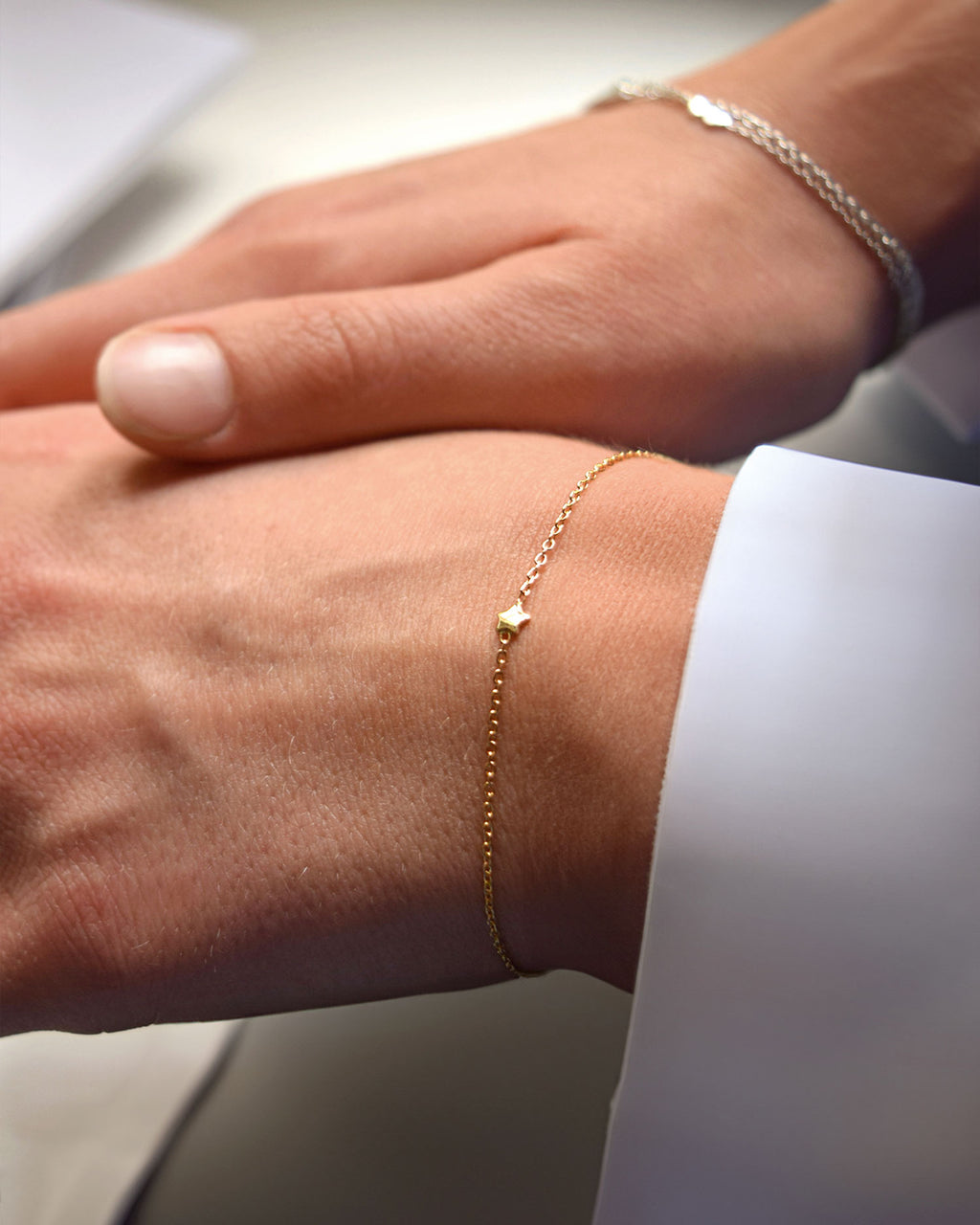 Stella Nova drop bracelet gold – Drakenberg Sjölin